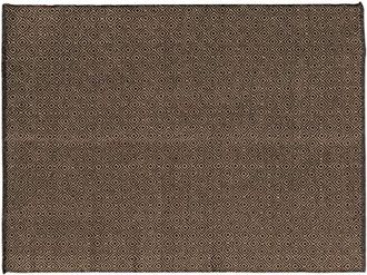 Douceur d'Intérieur Teppich, rechteckig, 120 x 170 cm, einfarbig, Baumwolle, Schwarz