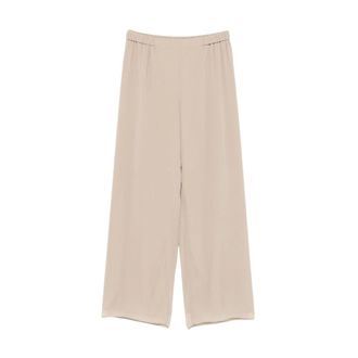 Marina Rinaldi Georgette Hose - - Trousers - Damen - Beige - XL