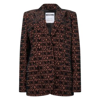 Moschino Elegante Jacke - - Jackets - Damen - Mehrfarbig - M