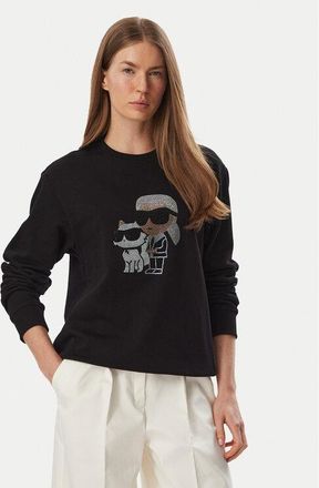 Karl Lagerfeld Sweatshirt B4W20063 Schwarz Regular Fit