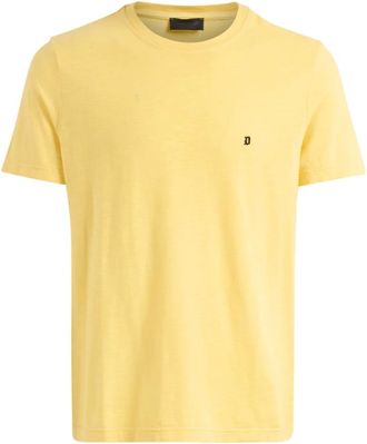 Dondup Homme, Tops, Jaune, Taille: M T-Shirt Regular en Jersey