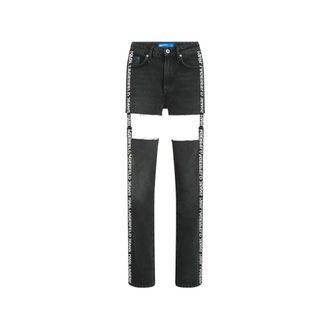 Karl Lagerfeld Damen, Jeans, Schwarzk, W26 L30Gr&ouml;&szlig;e