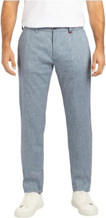 M.A.C Mac, Homme, Pantalons, Bleu, Taille: W35 L32 Chino Coupe Moderne