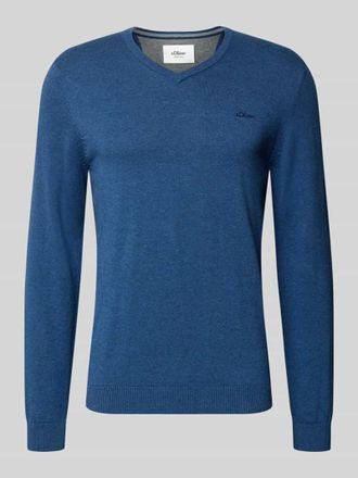 s.Oliver Red Label Pullover mit Logo-Stitching
