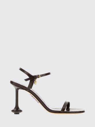 Loewe Sandales Toy en cuir de veau emboss&eacute; crocodile avec talon sculptural