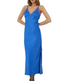 Patrizia Pepe Femme, Robes, Bleu, Taille: 38 FR Blue Ray Dress