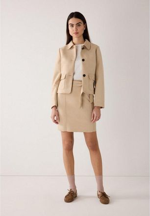 More & More Kurzarmshirt verk&uuml;rztes Kurzarmshirt, Applikation