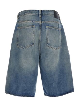 Won Hundred Mens Denim Shorts Kayce Light Blue Organic Cotton
