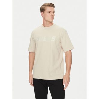 Guess T-Shirt Z5RI10 I3Z14 Écru Regular Fit