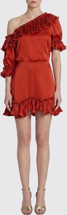 Saint Laurent Kleid Damen Farbe Rot