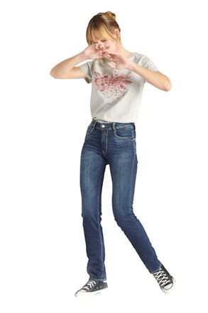 Le Temps Des Cerises Damen Jfpulprewa235 Straight Jeans, Blau (Blue 3001), One Size (Herstellergr&ouml;&szlig;e: 27)