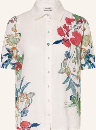 Kudibal Copenhagen Dea Kudibal Hemdbluse Violetadea Aus Leinen weiss