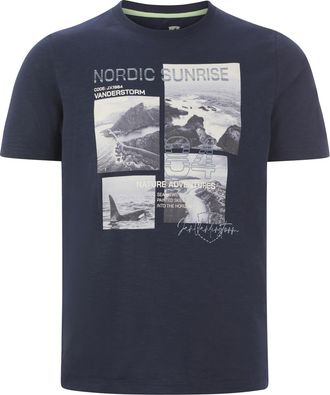 Jan Vanderstorm Herren T-Shirt Ington dunkelblau, 7XL (XXXXXXXL) - 80/82