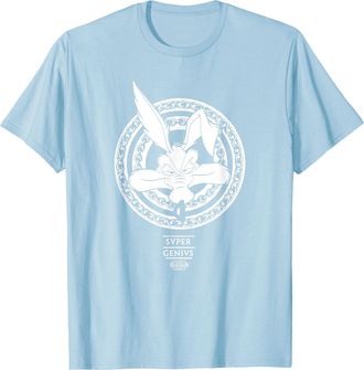 Looney Tunes Looney Tunes Wile E Svper Genivs White T-Shirt