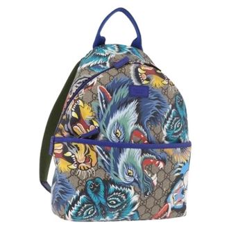 Gucci Pre-owned Canvas Backpack - - Pre-owned - Damen - Mehrfarbig - ONE SIZE