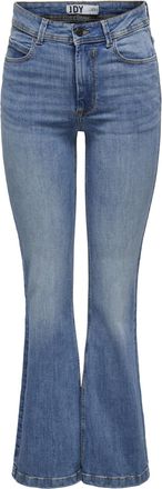 Jacqueline de Yong JdY Damen JDYFLORA Flared HIGH MB NOOS DNM Jeans, Medium Blue Denim, 27