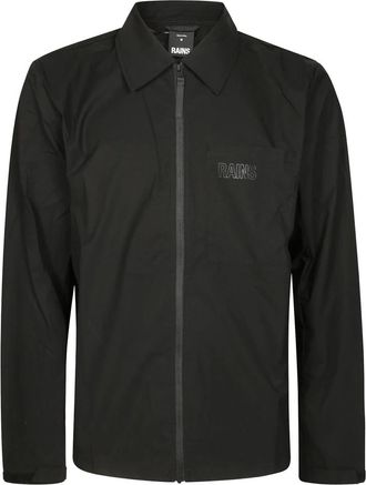 Rains Homme, Vestes, Noir, Taille: L Overshirt &Eacute;l&eacute;gante