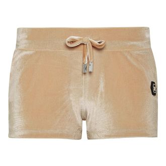 Philipp Plein Femme, Shorts, Beige, Taille: 40 FR Jogging Shorts Gothic