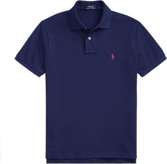 Ralph Lauren Polo piqu&eacute; slim fit bleu marine L