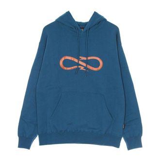 PROPAGANDA Petrol Logo Hoodie Langarm Sweatshirt - - Sweatshirts & Hoodies - Herren - Blau - XL