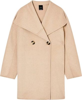 A|X Armani Exchange Femme, Manteaux, Beige, Taille: 38 FR Cappotto oversize