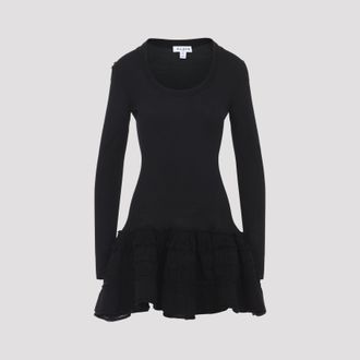 Alaia Ruffle Mini Dress
