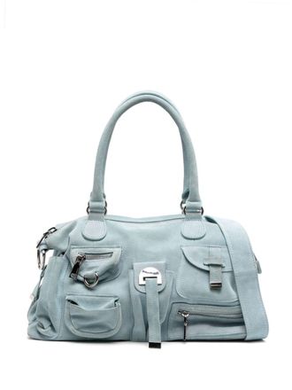 Cynthia Rowley sac port&eacute; &eacute;paule &agrave; poches cargo - Bleu