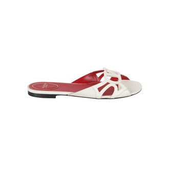 Valentino Garavani Wonderweb VLogo Slide - - Shoes - Damen - Wei&szlig; - 38 EU