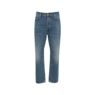 Golden Goose Blaue Regular Fit Happy Jeans - - Jeans - Herren - Blau - W32