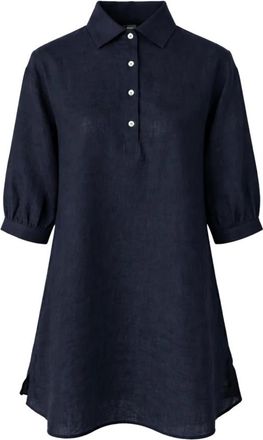 Gran Sasso Femme, Robes, Bleu, Taille: 46 FR Shirt Robes