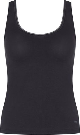sloggi Damen Tanktop Pure Comfort Tank Top - Black - Gr&ouml;&szlig;e L