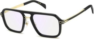 Eyewear by David Beckham Homme, Accessoires, Jaune, Taille: 54 MM Monture Optique
