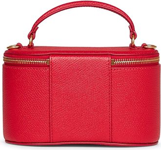 Valentino Garavani Grained Leather Top Handle Bag - Red