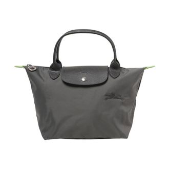 Longchamp Femme, Sacs, Gris, Taille: ONE Size Le Pliage Cuir Small Tote