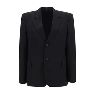 Balenciaga Wolljacke mit Knopfverschluss - - Jackets - Damen - Schwarzk - M