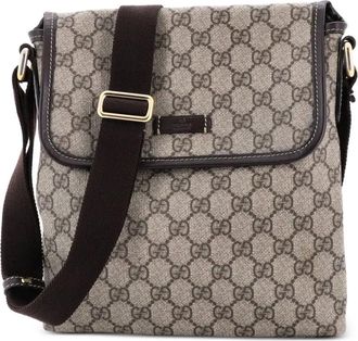 Gucci Flap Messenger GG Coated Canvas Small crossbody bag - Braun