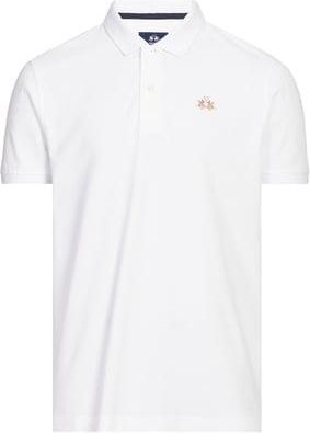 La Martina Polo aus Baumwollmischung in Weiß