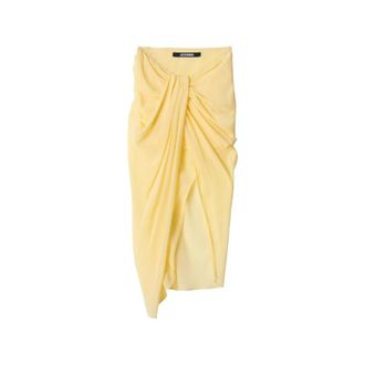 Jacquemus Femme, Jupes, Jaune, Taille: 38 FR La Jupe Pareo