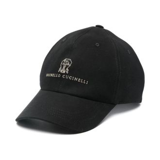 Brunello Cucinelli Homme, Accessoires, Noir, Taille: M Casquette de baseball