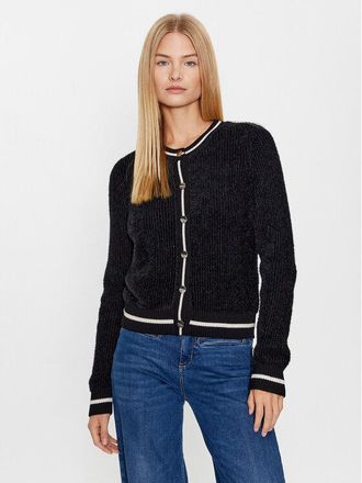 Liu Jo Strickjacke TF3225 MA85N Schwarz Regular Fit