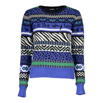 Desigual Femme, Pulls, Multicolore, Taille: 42 FR Pull &agrave; Manches Longues