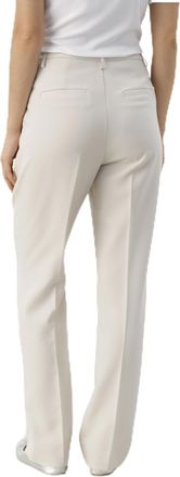 Part Two Part Two Damen Womens Trousers Straight Legs Midrise Waist Regular Fit Press Pleats Hose, French Oak