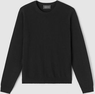 Eric Bompard Pull Col Rond Classique Cachemire Noir