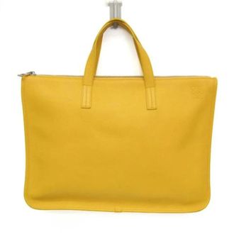 Loewe Pre-owned Anagram Business Bag - - Pre-owned - Herren - Gelb - ONE SIZE