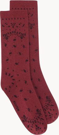 Kujten Chaussettes cachemire - Chaussettes Sig Bandana