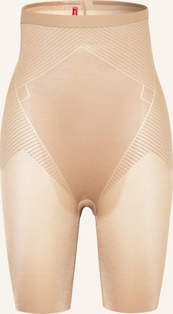 Spanx Shape-Shorts Thinstincts 2.0 High-Waisted Mid-Thigh beige