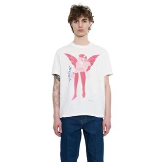 Our Legacy Box T-Shirt Cybernetic Demon Print - Homme - Tops - Blanc - Taille: M