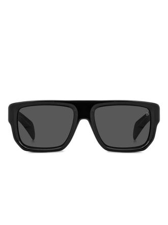 David Beckham lunettes de soleil &agrave; monture carr&eacute;e - Noir