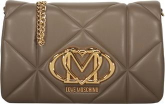 Love Moschino Femme, Sacs, Gris, Taille: ONE Size Sac Bandouli&egrave;re Matelass&eacute;