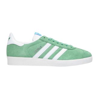 adidas Gazelle Sneakers mit Perforierung und Model-Print - - Sport - Herren - Gr&uuml;n - 42 EU